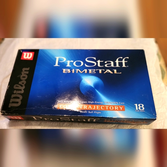 Wilson | Games | Wilson Pro Staff Bimetal Tour Trajectory Golf Balls 8 ...